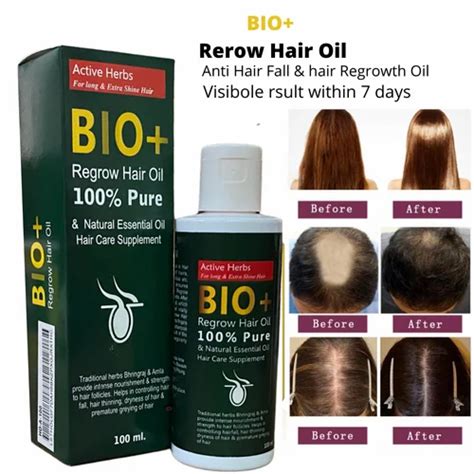 Natura Herbal Bio Regrow Hair Oil Hair Growth New Hair Liquid At