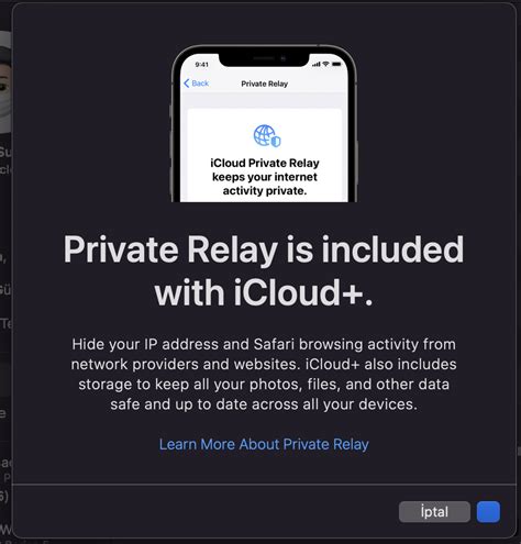private relay settings in icloud menu r macosbeta