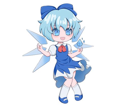 Chibi Cirno Fanart Scrolller Chibi Cirno Fanart Scrolller