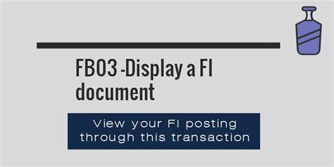 Fb03 Display A Finance Document In Sap Sapsharks