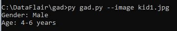 Interesting Python Project Of Gender And Age Detection With OpenCV DataFlair