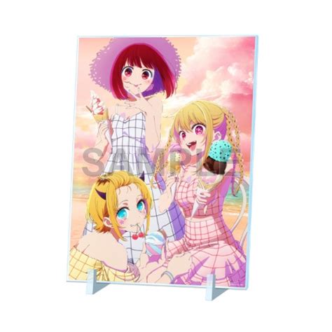 [입고 완료] 최애의 아이 카도카와 아크릴 패널 호시노 루비 And 아리마 카나 And Mem쵸 오시노코 애니 공식 굿즈 도키도키굿즈