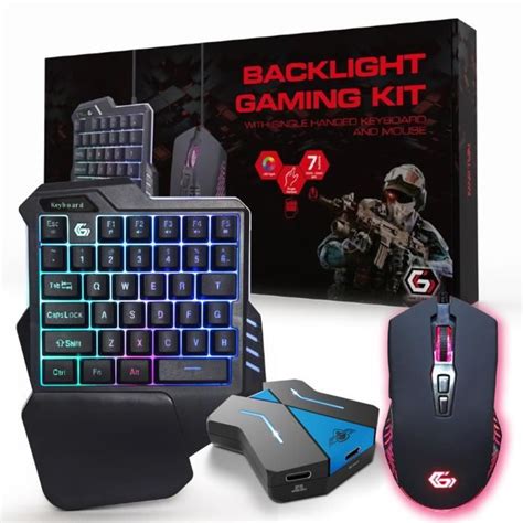 Pack Clavier Souris Gamer Convertisseur Pour Switch Xbox One Ps