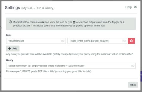 Run Query No Result Questions Flow Xo Community