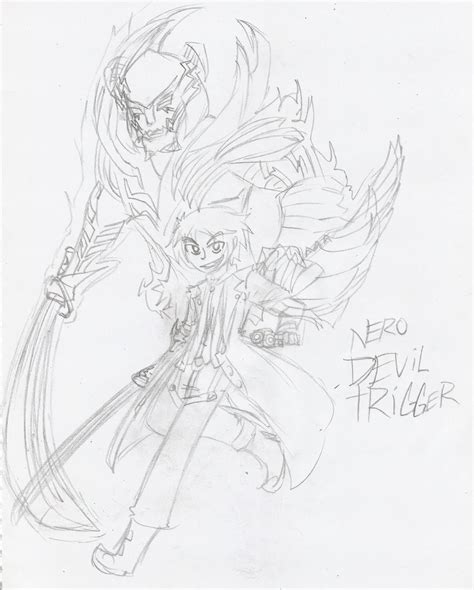 Nero Devil Trigger By Art1st Guy On Deviantart
