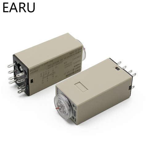 1pcs H3y 2 Ac 220v Delay Timer Time Relay Switch 0 30 Minute Seconds