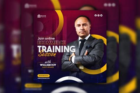 Workshop Social Media Post Template Graphic By Rsgraphicpoint