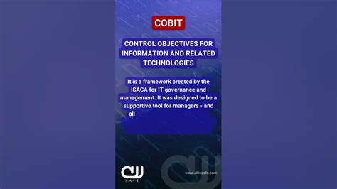 Cobit Control Objectives For Information And Related Technologies Youtube
