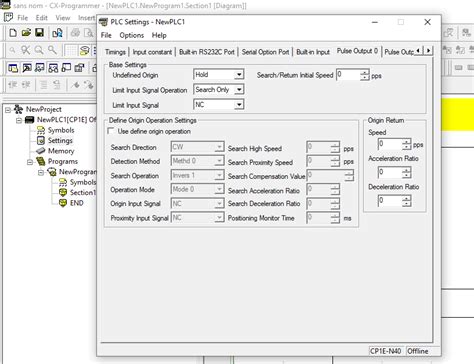 Plc Omron Cp1e Pinout Schema Digital