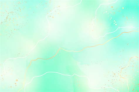 흰색 선과 브러시 얼룩로얄 시안 민트 액체 대리석 수채화 배경 청록색 대리석 알코올 잉크 그리기 효과 벡터 일러스트 배경 수채화 결혼 초대장 건강관리와 의술에 대한 스톡