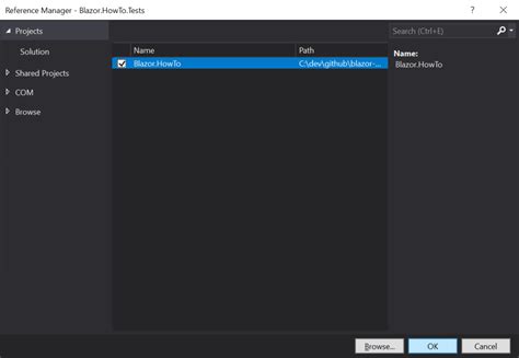 How To Add Bunit Test Project To Blazor Solution Darthpedros Blog