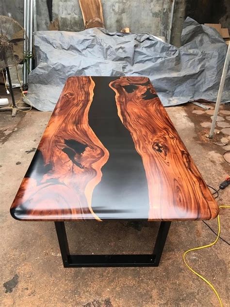 Black River Live Edge Table In Walnut Woodify Canada