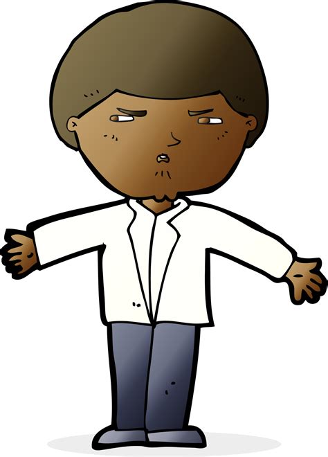 Cartoon Annoyed Man 40701104 Png
