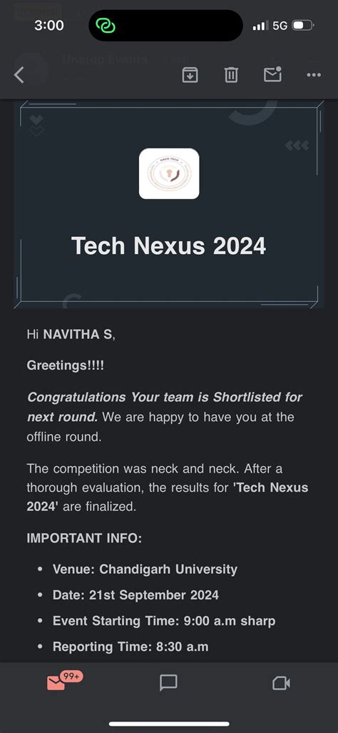 navitha sivakumar on linkedin hackathon technexus innovation