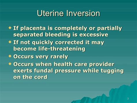 Uterine Inversion