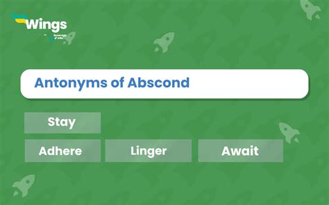 9 “abscond” Antonyms With Meaning And Examples Leverage Edu
