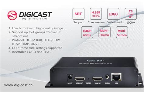 Hevc Avc 1080p Encoder Hls Rtmp Srt Udp H Dmi H 264 H 265 Streaming Encoder Buy H265 Encoder
