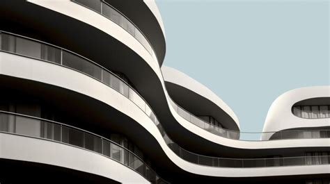 Premium Photo Architecture Abstract Curve Wave Generative Ai Imageg33