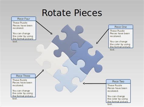 7 Puzzle PowerPoint Templates Sample Templates