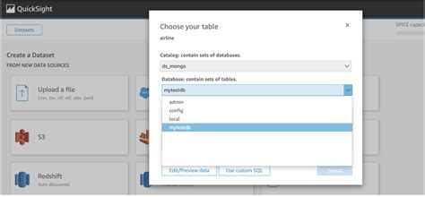 Visualize Mongodb Data From Amazon Quicksight Using Amazon Athena Federated Query Aws Big Data