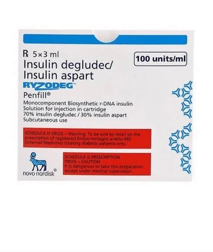 3ml Ryzodeg Penfill 100 U Ml At ₹ 1300 Piece In Indore Id 2855639862648