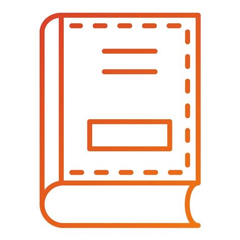 Premium Vector Book Cover Icon Style