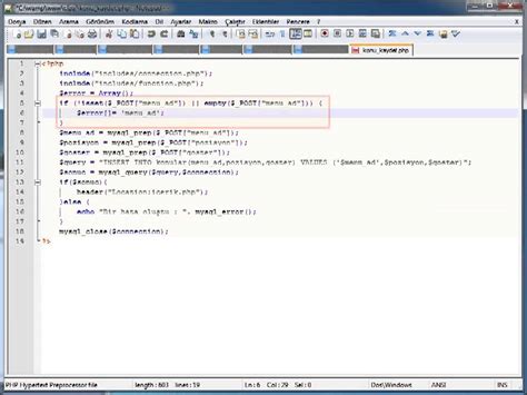 12 07 Mysql Veri Tabanı Ve Php Temelleri Youtube