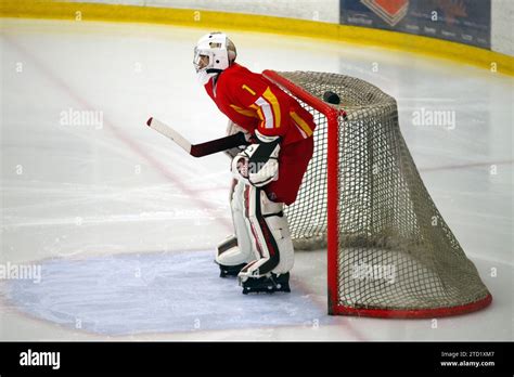 Dumfries 15 December 2023 Chen Shifeng Playing In Goal For China