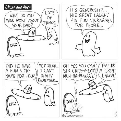 Ghost And Alien More Dead Dad R Comics