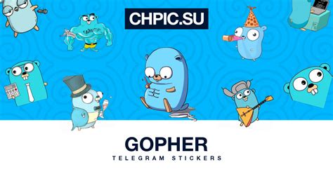 Gopher Telegram Stickers
