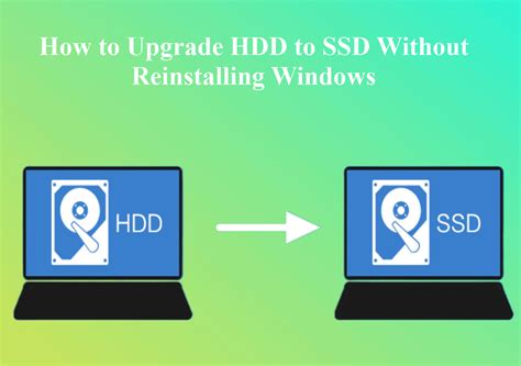 How To Upgrade Hdd To Ssd Without Reinstalling Windows