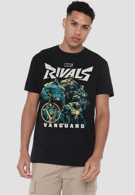 Marvel Rivals Vanguard Trend T Shirt Black Dorothy Perkins