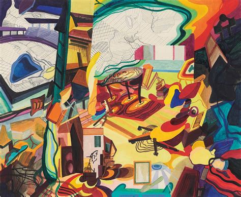 Franz Ackermann B 1963 Untitled Pacific No 53 Julies Palace