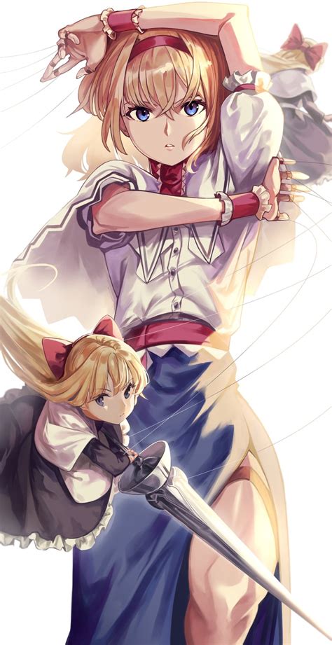 Alice Margatroid And Shanghai Doll Touhou Drawn By Haido Unisan Danbooru