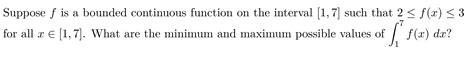 Solved Suppose F Is A Bounded Continuous Function On The