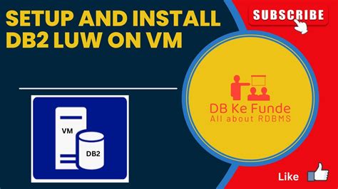 Step To Step Db2 Installation On Oracle Vm Db2 Luw V115 Youtube