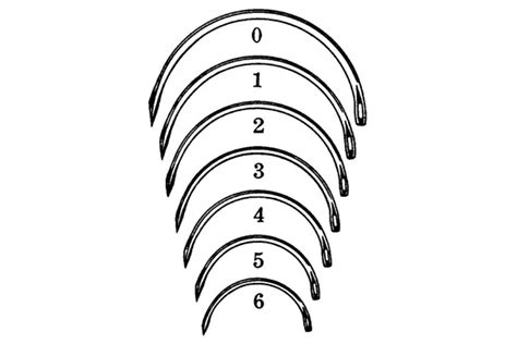 Suture Needle Sizes And Types Zhongxing
