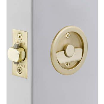 Emtek 2144 Round Pocket Door Tubular Hardware