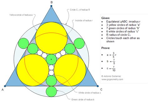 Math Education Geometry Problem 1081 Equilateral Triangle Inscribed