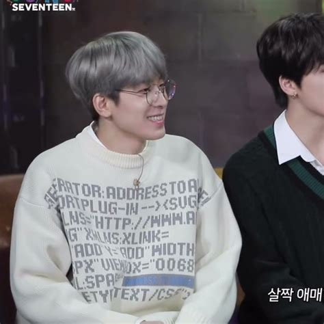 세븐틴원우 전원우 또 소매를 늘리고 있다 Youtube