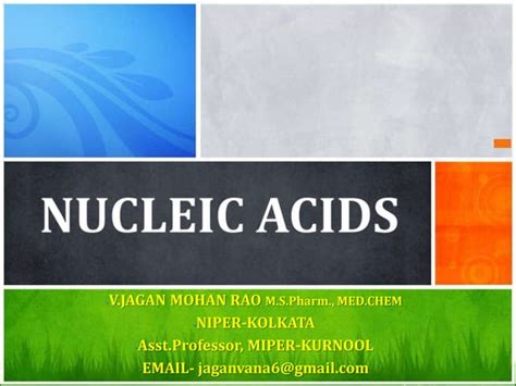 Biochemistry Lecture Notes Nucleic Acids Pdf