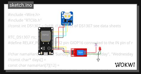 Lampu Relay Rtc 2 Wokwi Esp32 Stm32 Arduino Simulator