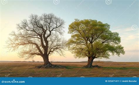 The Tree Is Withered And Leafless Royalty Free Stock Image 329830066