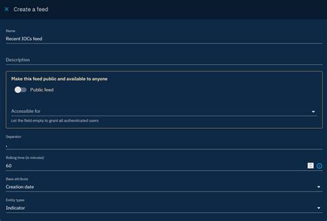 Native Feeds Opencti Documentation