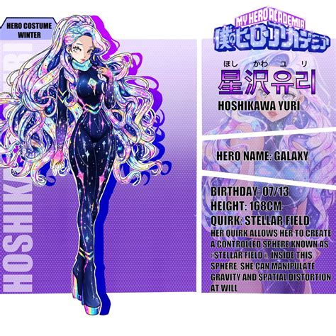 Galaxy🌠🌌 Mha Oc Pro Hero Girl Costumes De Héros Dessin Corps