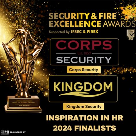 Security And Fire Excellence Awards Inspiration In Hr Finalists Ssr Personnel