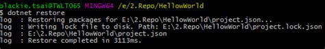 ASP NET Core HelloWorld On Windows Blackie S Failed Notes