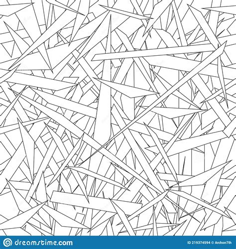 Seamless Abstract Vector Pattern Repeat Geometric Triangle Mosaic Background Stock Vector