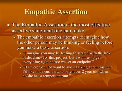 Basic Assertive Communication