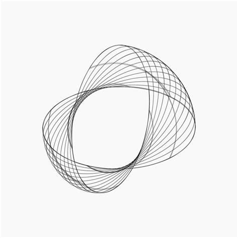 Premium Vector Single Black Wireframe Element